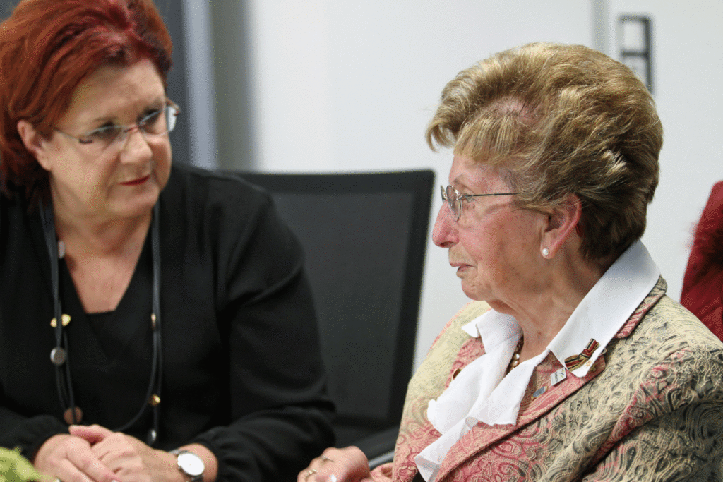 Flüchtlinge Renate Klingelhöfer ezählt von ihrer Flucht